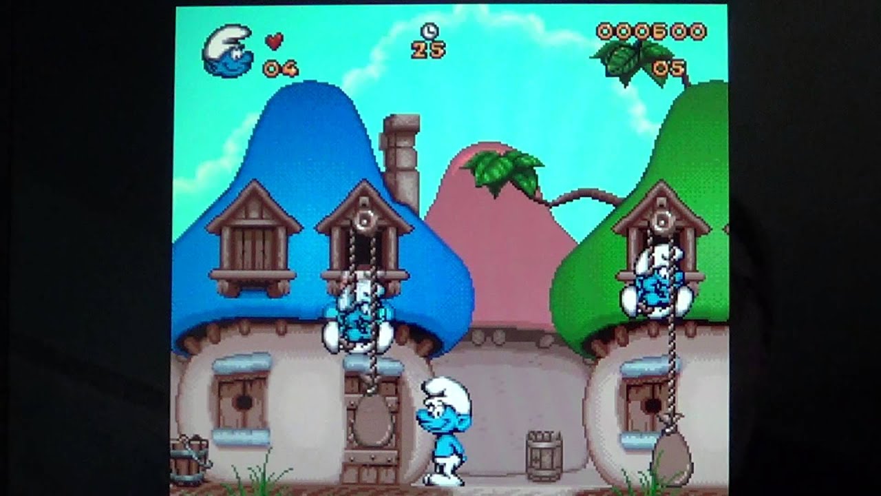 SNES The Smurfs - YouTube