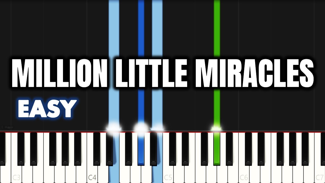 Elevation Worship - Million Little Miracles | EASY PIANO TUTORIAL by ...