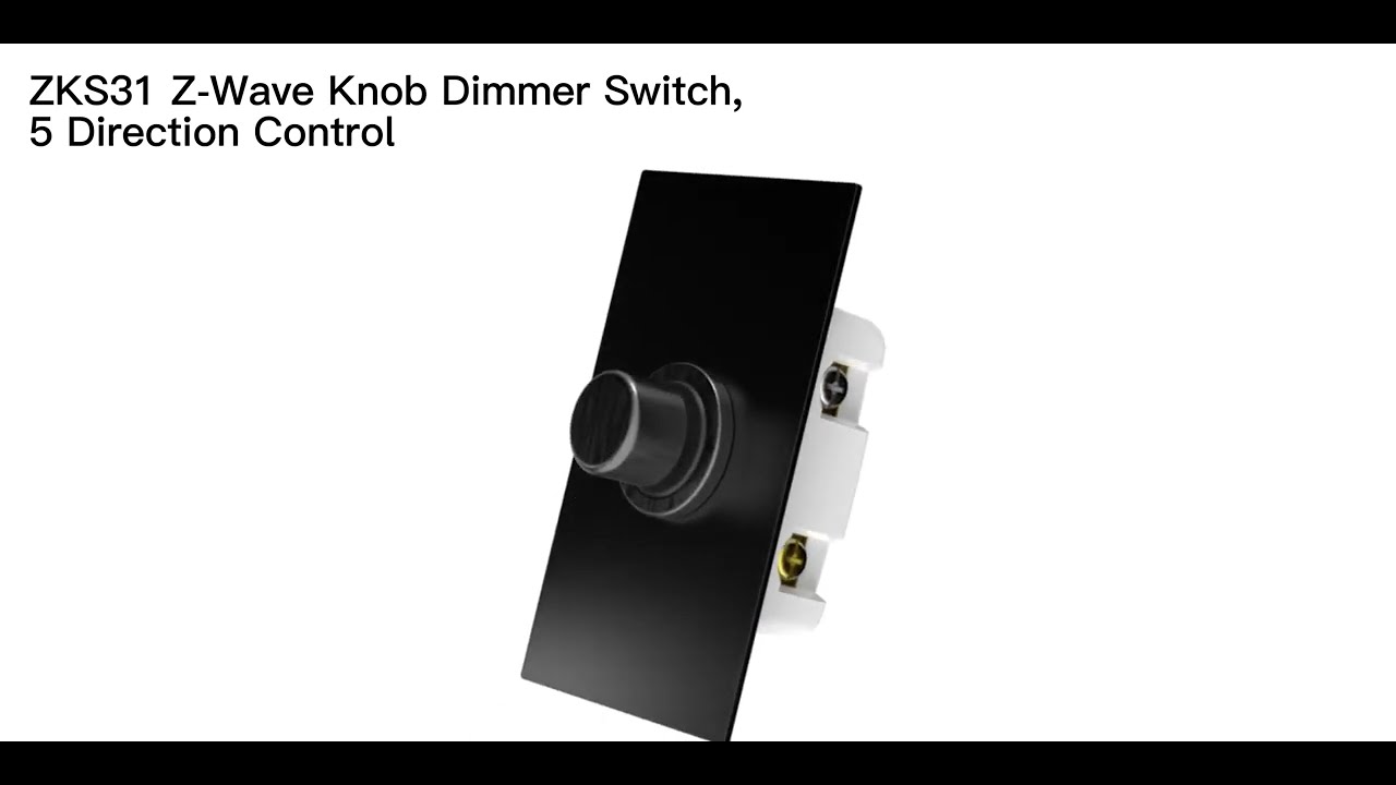 Z-Wave Plus Knob Dimmer Switch Video - Smart Home - YouTube