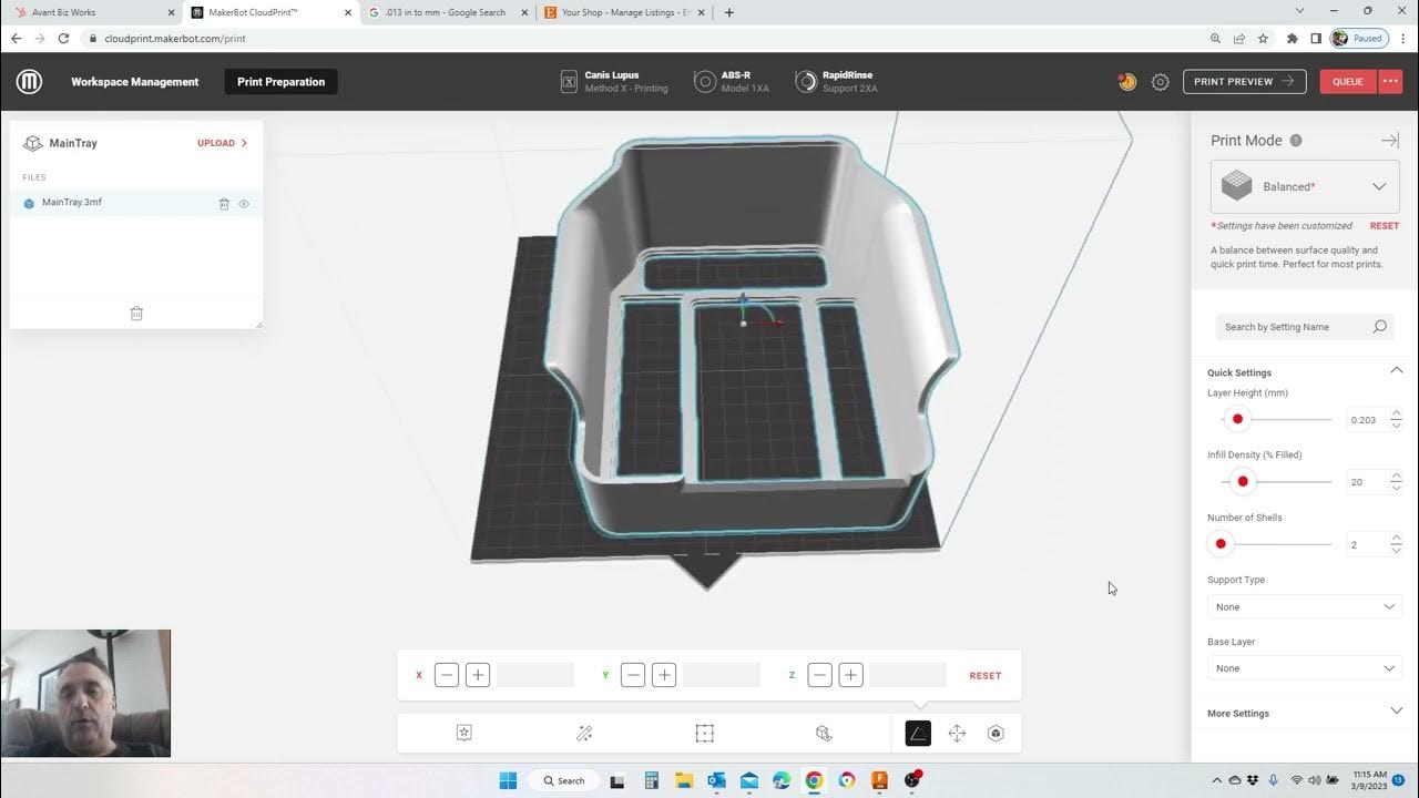 MakerBot METHOD X Tutorial - Maximize Build Volume - YouTube