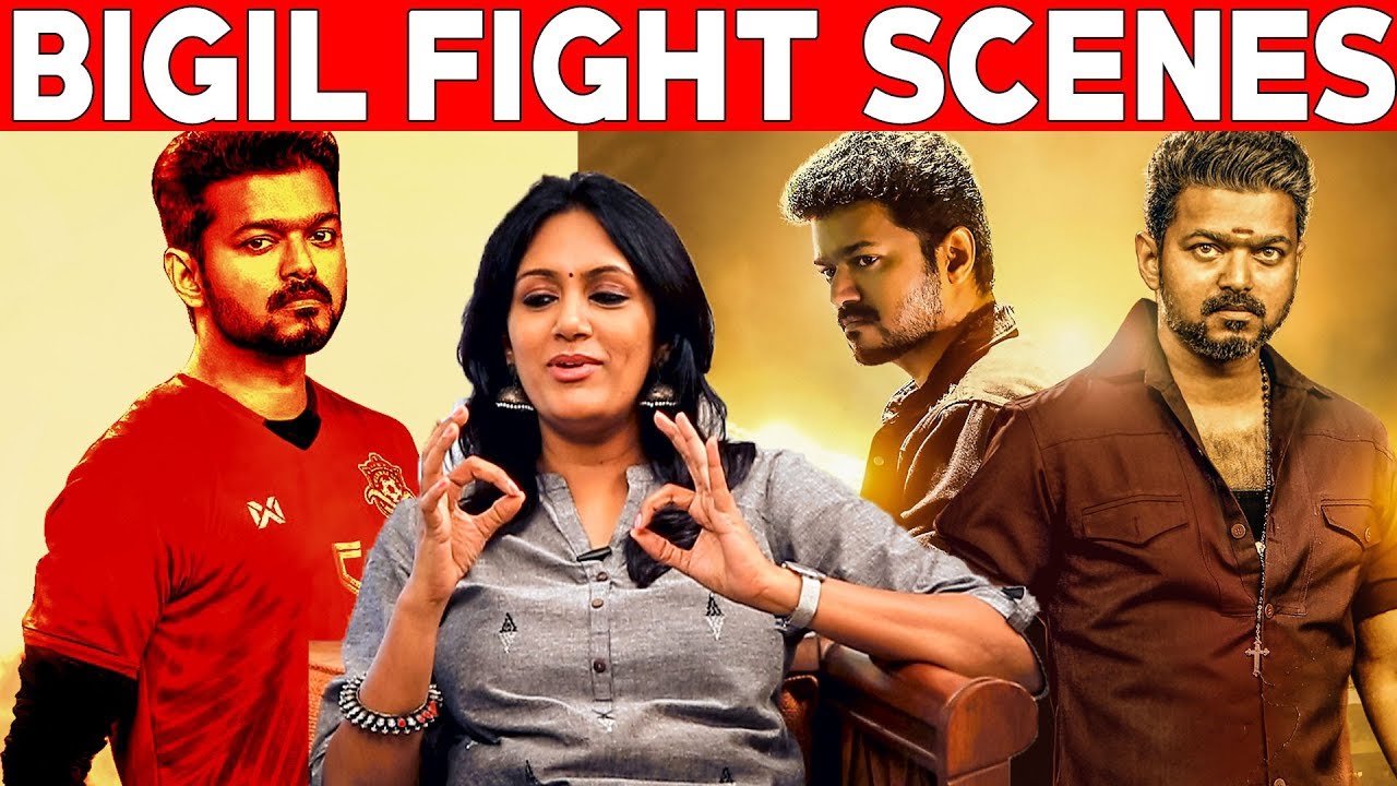 BIGIL Fight Scenes Revealed By Devadarshini | BIGIL Exclusive Interview ...