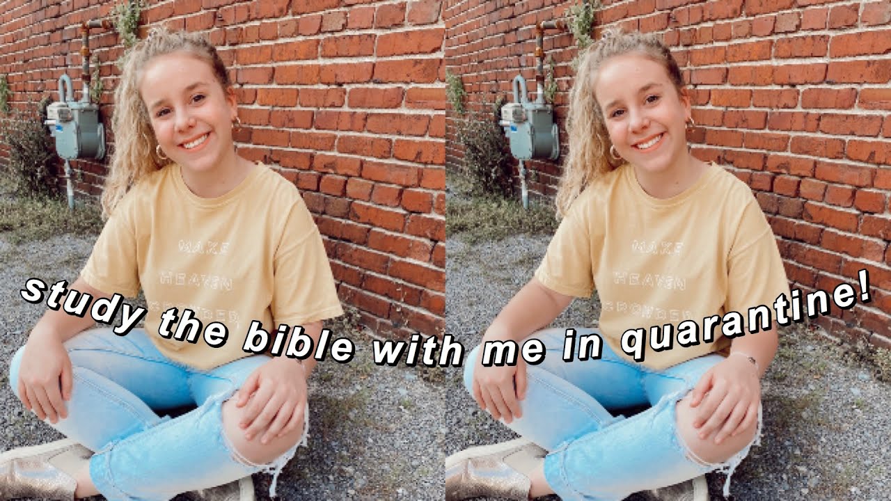 STUDY THE BIBLE DURING QUARANTINE WITH ME! {john chapters 1&2} - YouTube