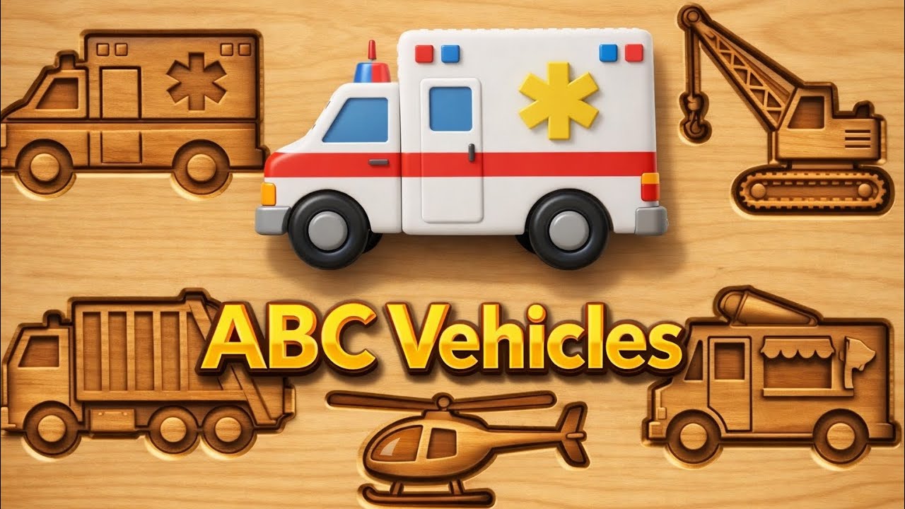 Let’s Play ABC Vehicles Puzzle! 🚗🧩 | Alphabet A–Z for Kids - YouTube