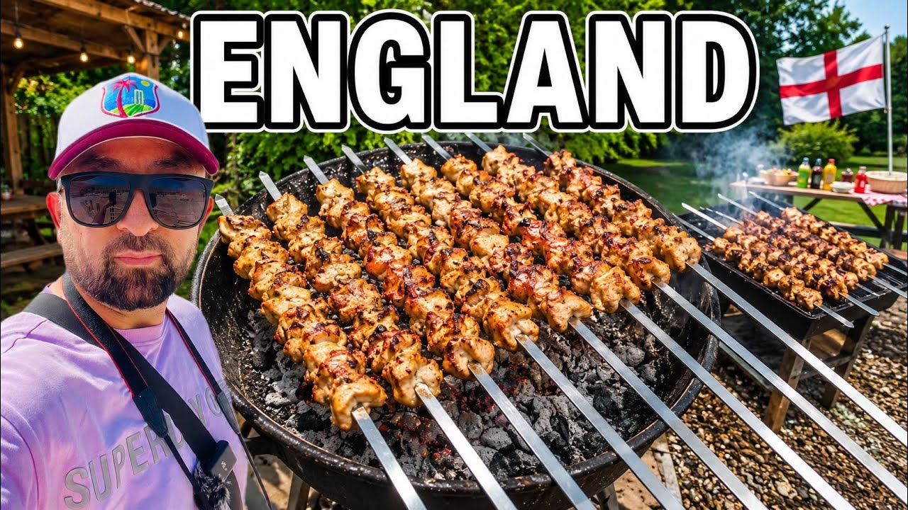 A day out for a BBQ in England - YouTube