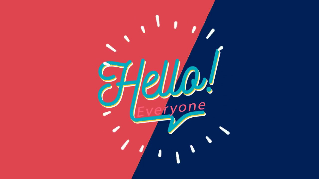 Motion Graphic (Introduce myself) - YouTube