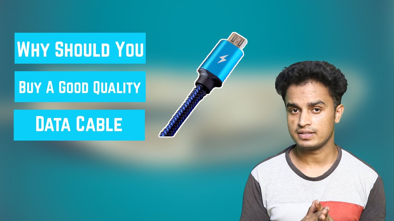 Why Should You Buy A Good Quality Data Cable - YouTube