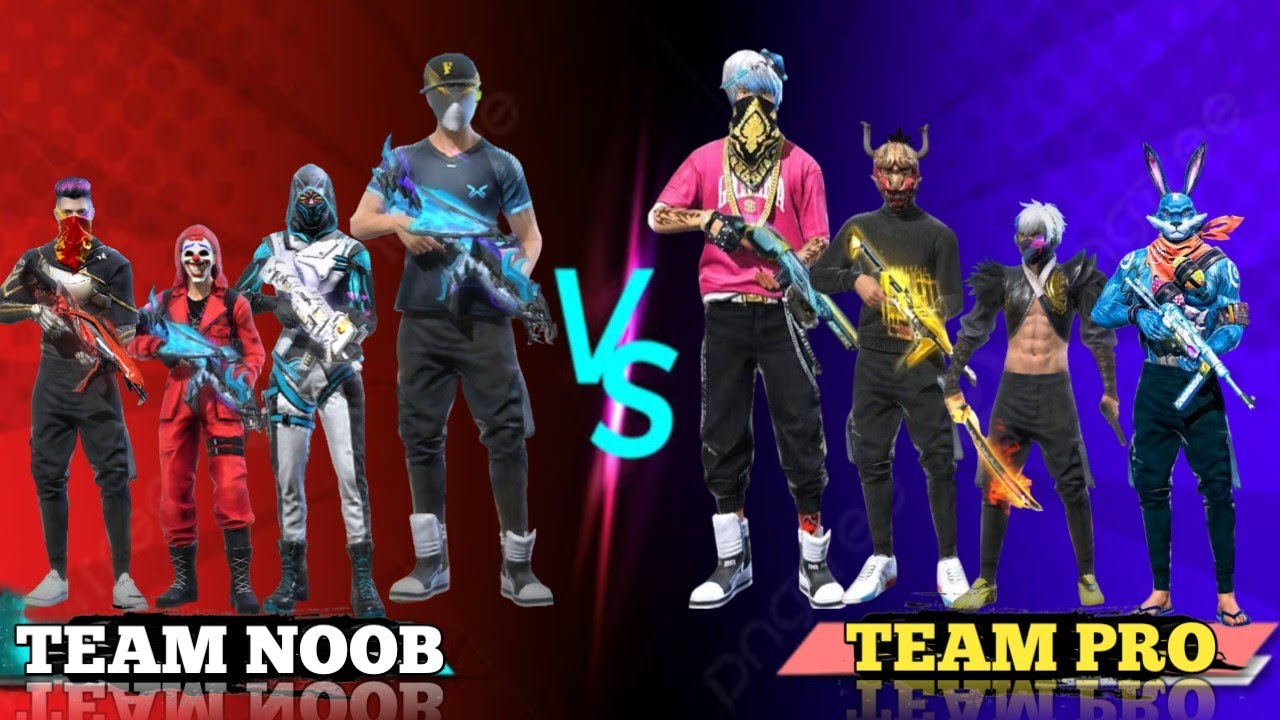 TEAM NOOB VS TEAM PRO COSTOM BATTLE 💥🤬#freefire #freefiremax - YouTube