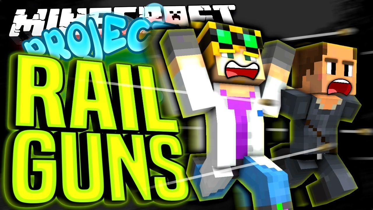 Minecraft - RAIL GUNS - Project Ozone #125 - YouTube