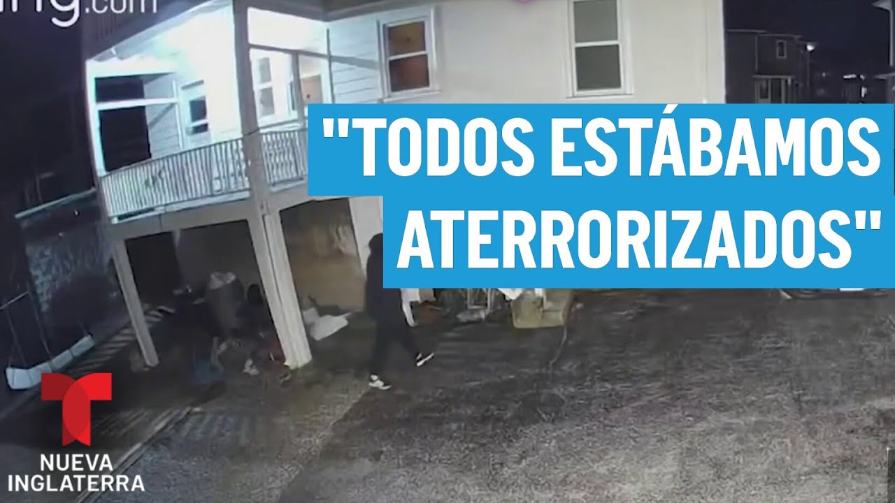 Hombre captado merodeando detrás de viviendas cerca de Boston College ...