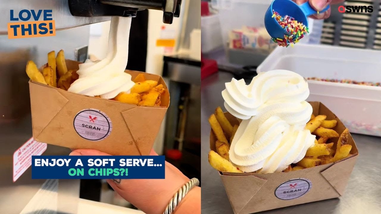 Would You Try Ice Cream Loaded Fries? | LOVE THIS! - YouTube