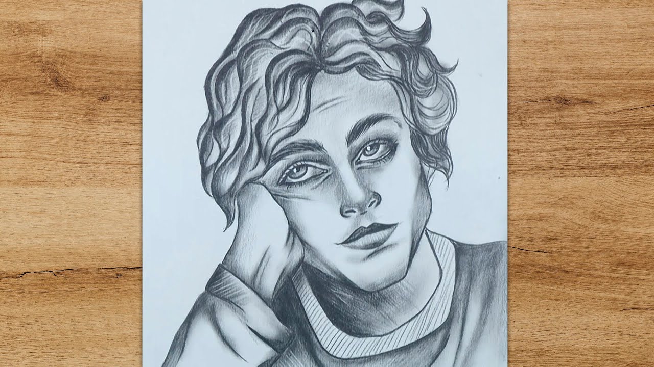 How to Draw a Thinking Boy step by step |Boy Face Drawing - YouTube