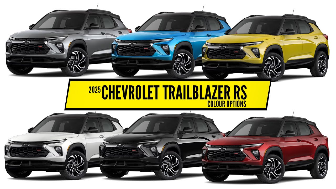 2025 Chevrolet Trailblazer RS: Exterior Color Options | AUTOBICS - YouTube