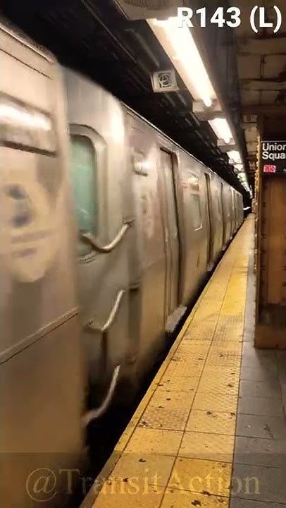 MTA R143 #8309 (L) leaving Union Square #shorts - YouTube