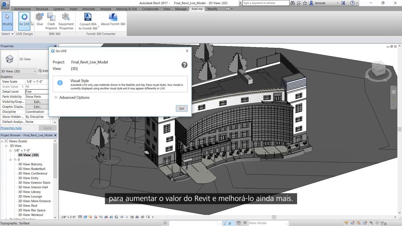 AEC Collection l Conheça a ferramenta Autodesk Revit Live - YouTube