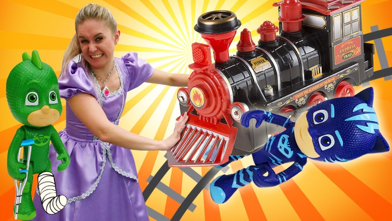 Princess Sofia the First Saves PJ Masks Catboy, Owlette, & Gekko: PJ ...