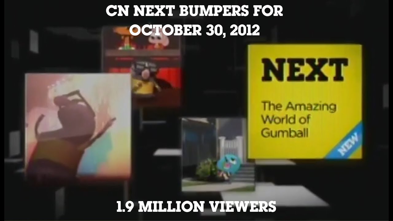 Cartoon Network Coming Up Next Bumpers for October 30, 2012 - YouTube