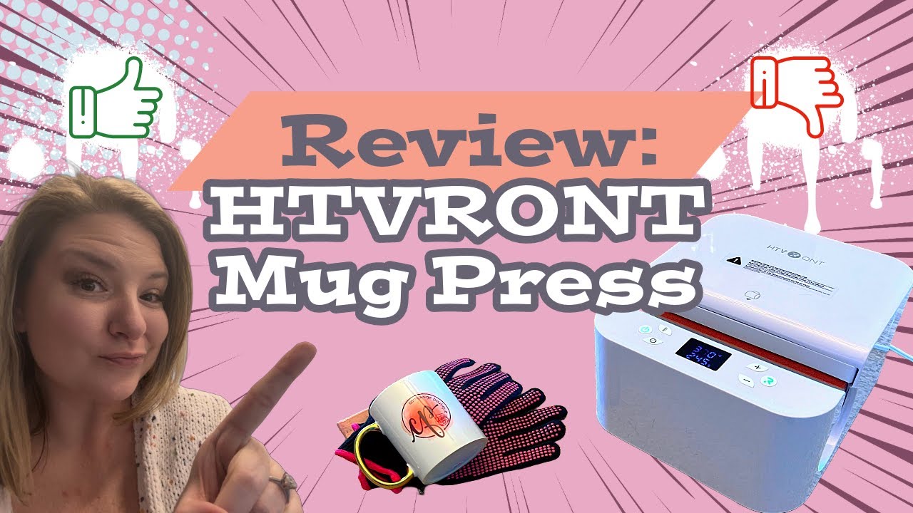 HTVRONT Mug Press: Coffee Mug Sublimation Tutorial | CamiPaige Boutique ...