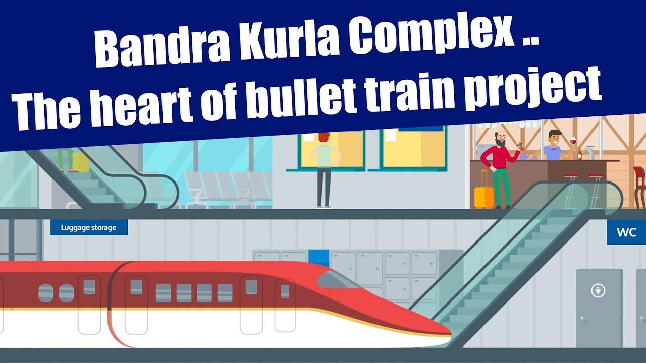 Bandra Kurla Complex.. The heart of bullet train project - YouTube