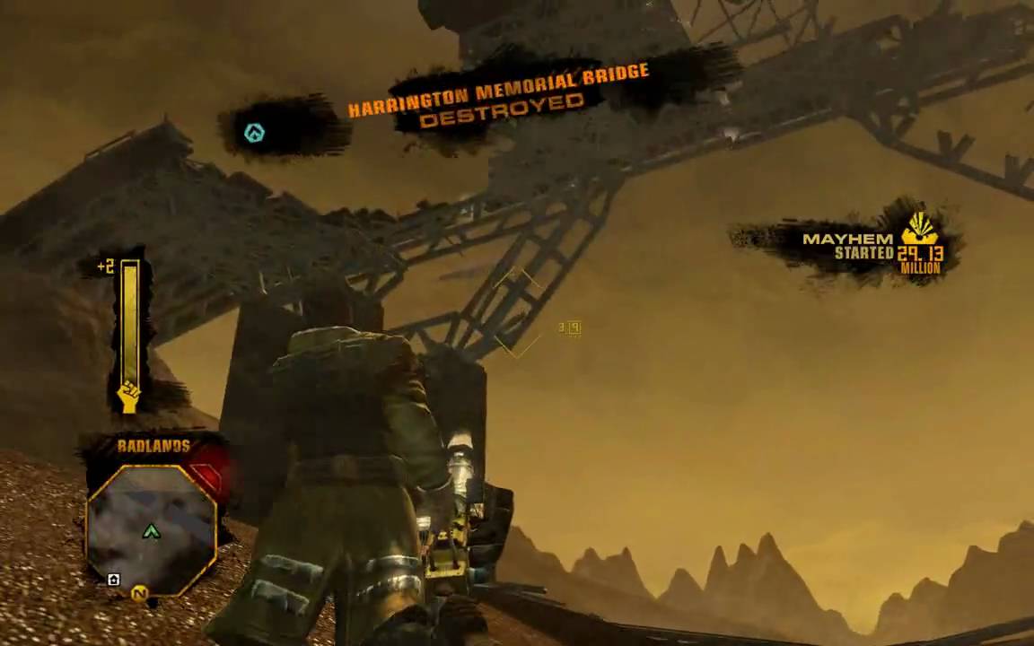 Red Faction: Guerrilla - Badlands Bridge Destruction - YouTube