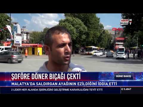 Şöföre döner bıçağı çekti