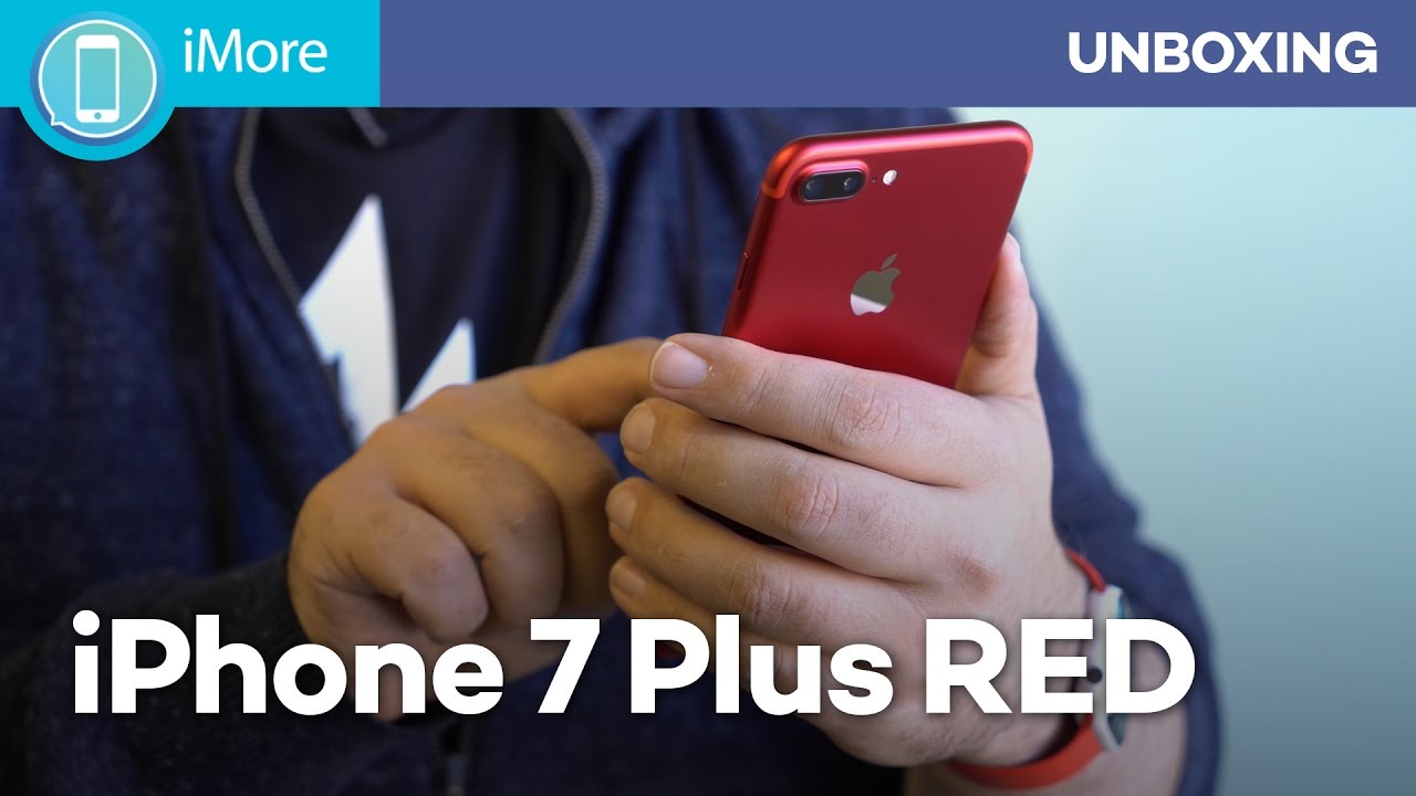 RED iPhone 7 unboxing! - YouTube