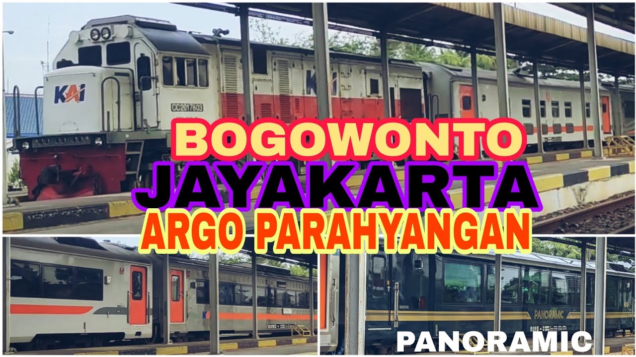 TERLAMBAT ‼️ Bogowonto Panoramic - Rangkaian Acak - Kereta Api ...