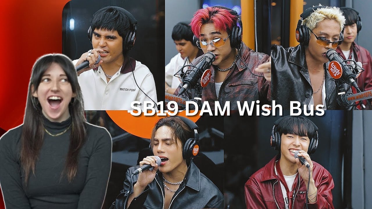 SB19 performs "DAM" LIVE on Wish 107.5 Bus REACTION - YouTube