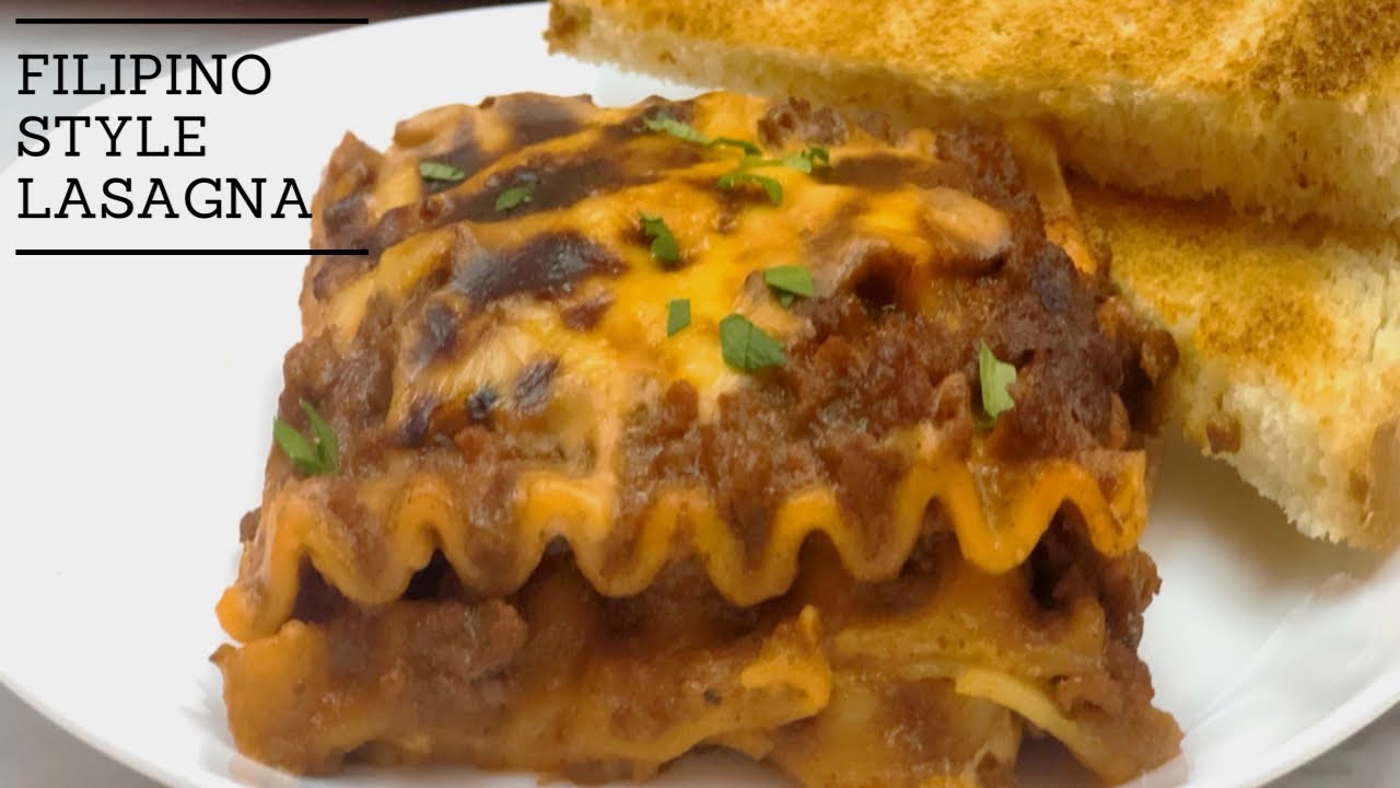 FILIPINO STYLE LASAGNA - YouTube