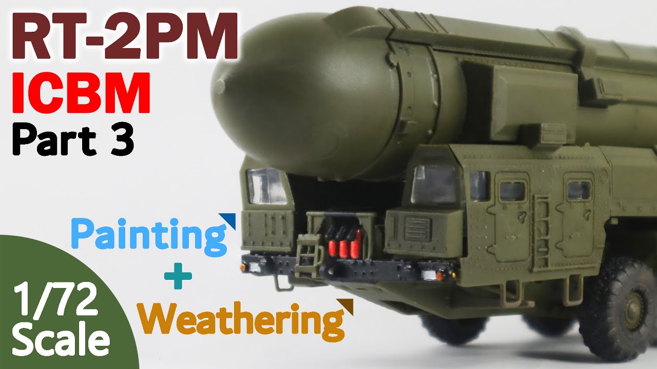 Russian RT-2PM Topol (SS-25 Sickle) ICBM 1/72 scale model (Part 3) - YouTube