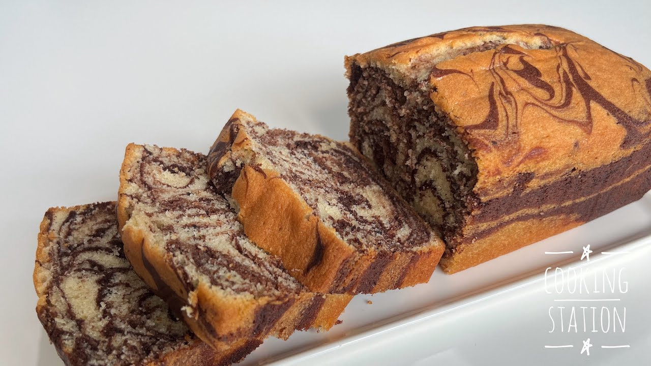 Moist, Fluffy MARBLE CAKE ! Simple and Delicious recipe - YouTube