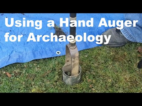 Using a Hand Auger for Archaeology - YouTube