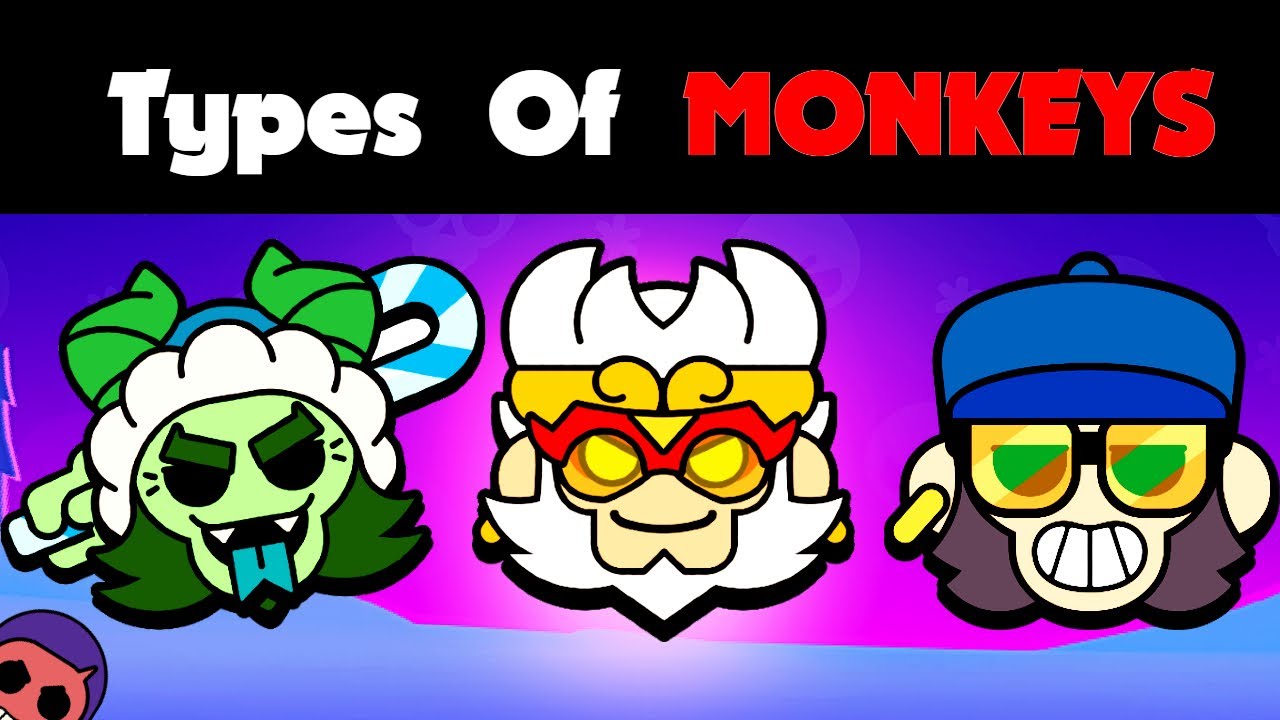 All Types Of Monkey Players Explained! - Brawlstars - YouTube