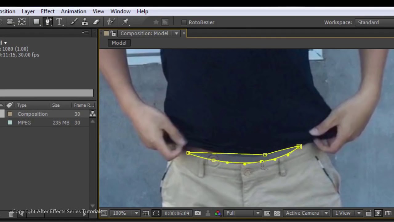 After Effects Tutorial INVISIBLE MAN Effect - YouTube