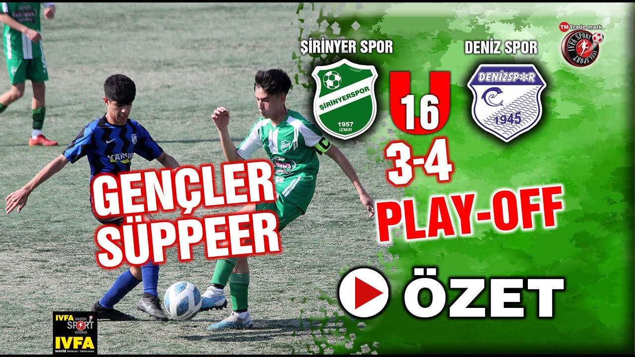IVFA SPORTS: ŞİRİNYER SPOR U16 v DENİZSPOR U16 (3-4) - YouTube
