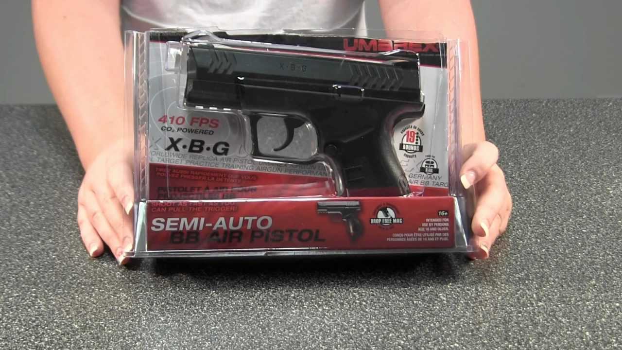 Umarex XBG .177 BB Air Pistol 2254804 Shooting Gaming Unboxing - YouTube