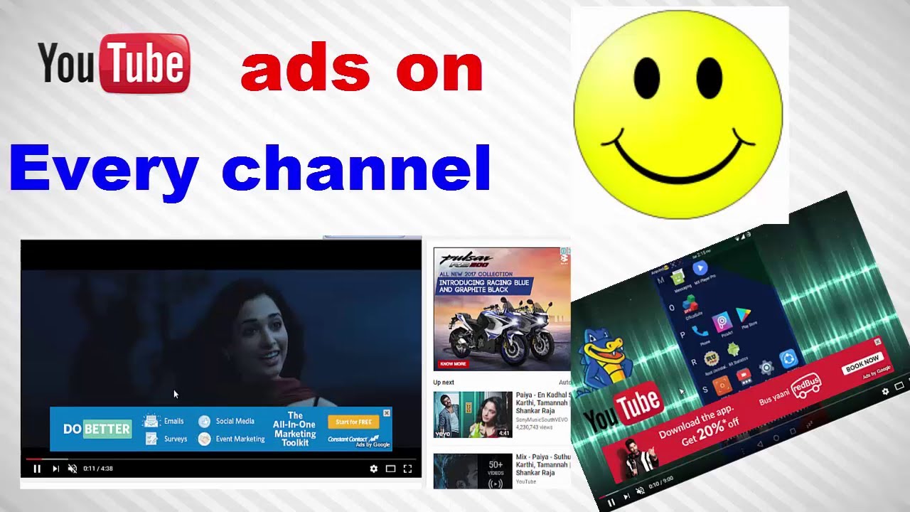 Youtube is back Ads Shows on Every Channel - YouTube