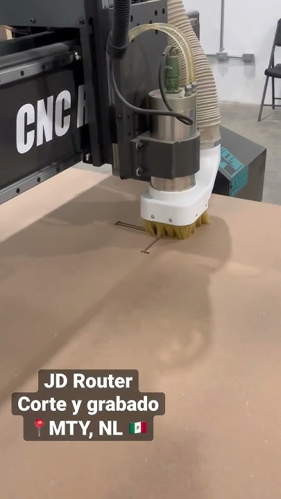 Corte de letras gigantes de MDF con Router CNC - YouTube