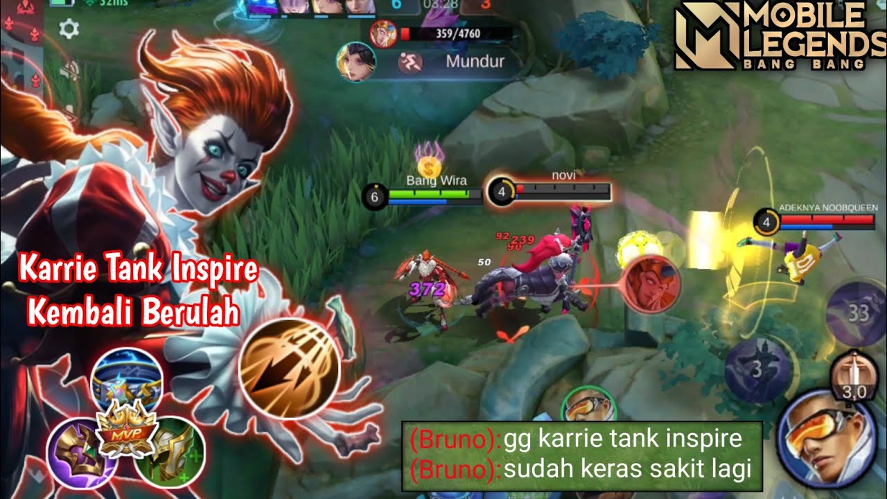 KARRIE TANK INSPIRE MEMANG TIDAK DIRAGUKAN LAGI ! HYLOS PUN SAMPAI ...