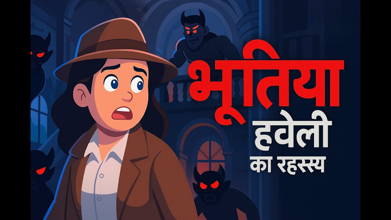 👻 विधी और शापित हवेली | Haunted Haveli | #horror #trending #cartoon # ...