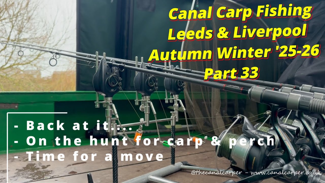 33. Back on the hunt for carp on the Leeds Liverpool canal - or a big ...