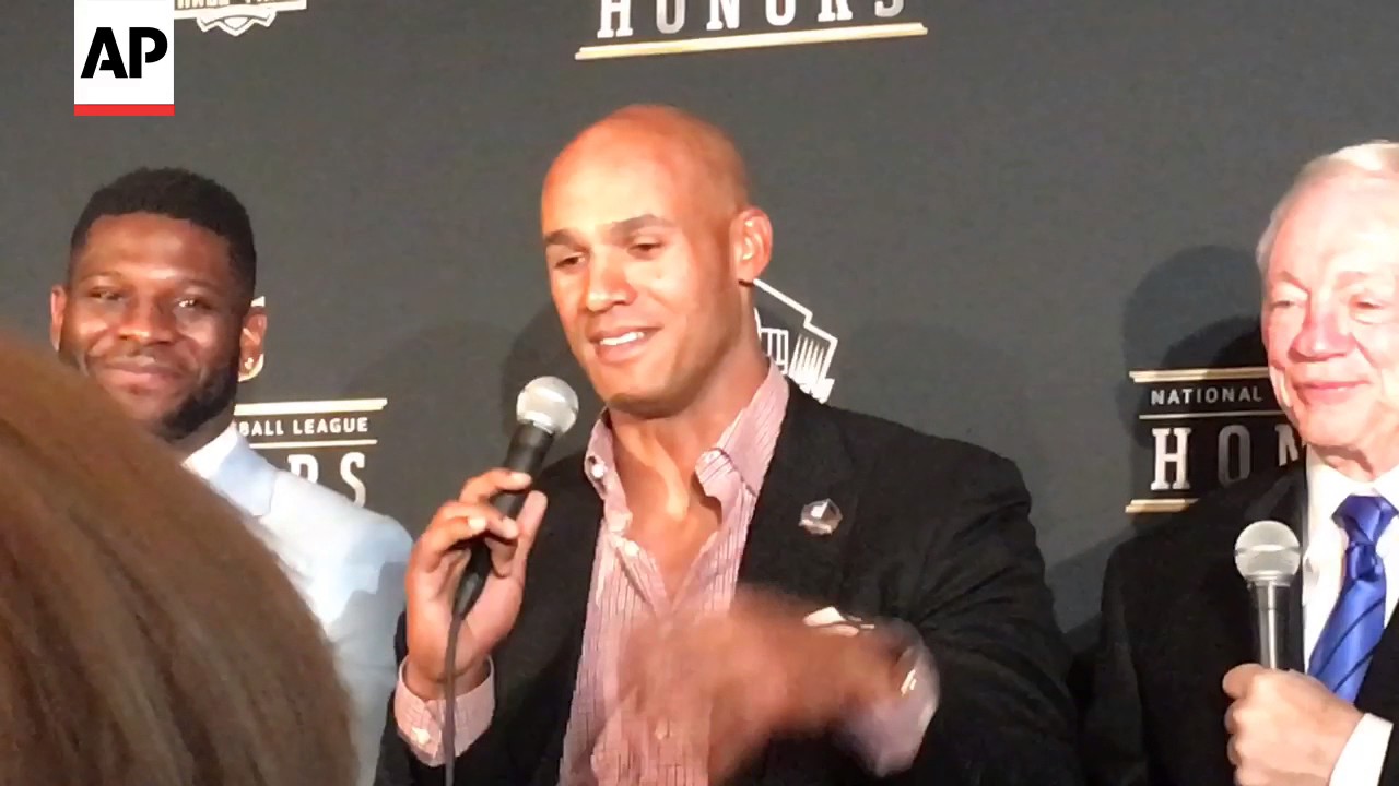 Jason Taylor's Hall of Fame Hug - YouTube