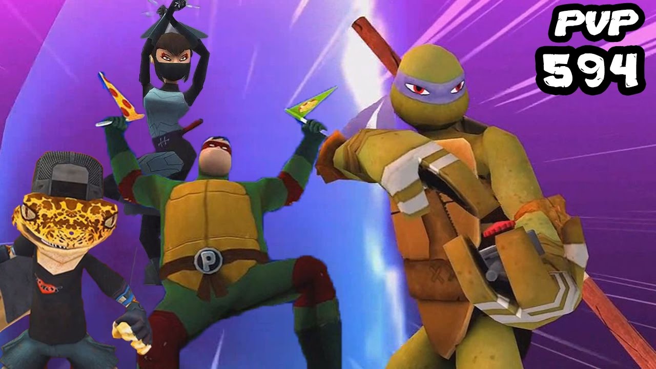 TMNT Legends PVP 594 (Donatello, Karai, Mondo Gecko, Pulverizer) - YouTube