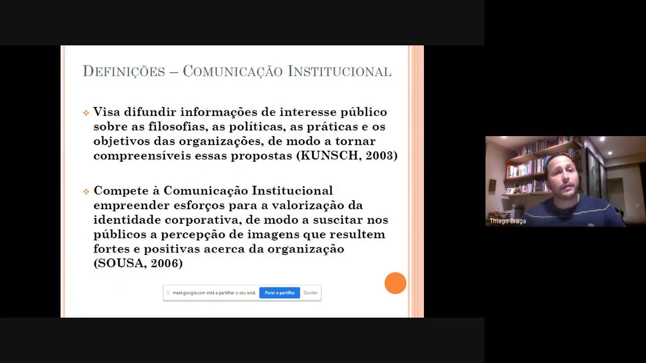 Aula Comunicação Institucional, disciplina Comunicação Empresarial e ...