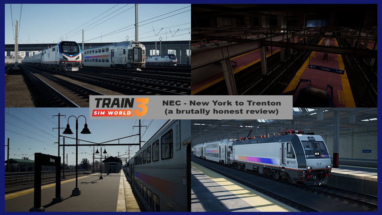Another Dovetail Dud ~ A Brutally Honest Review of NEC - New York to Trenton (Train Sim World 3 ...
