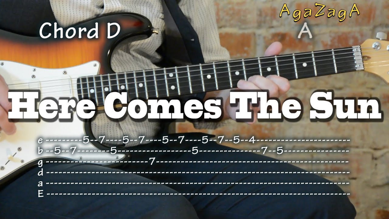 Here Comes the Sun - Tab and Chords ,instrumental cover Chords - Chordify