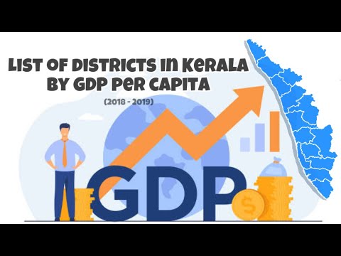 List of districts in Kerala by GDP per capita | പ്രതിശീർഷ GDP പ്രകാരം ...