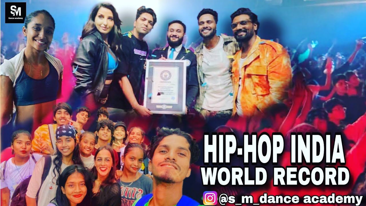 HIP-HOP INDIA | WORLD RECORD 2K23 | VLOG 5 | SM DANCE ACADEMY PRESENT ...