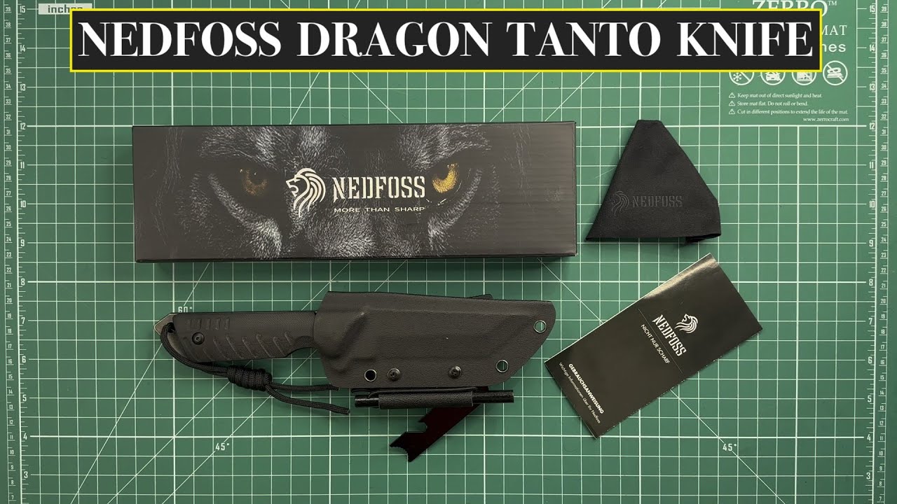 Unboxing: NedFoss Dragon Tanto Knife. - YouTube