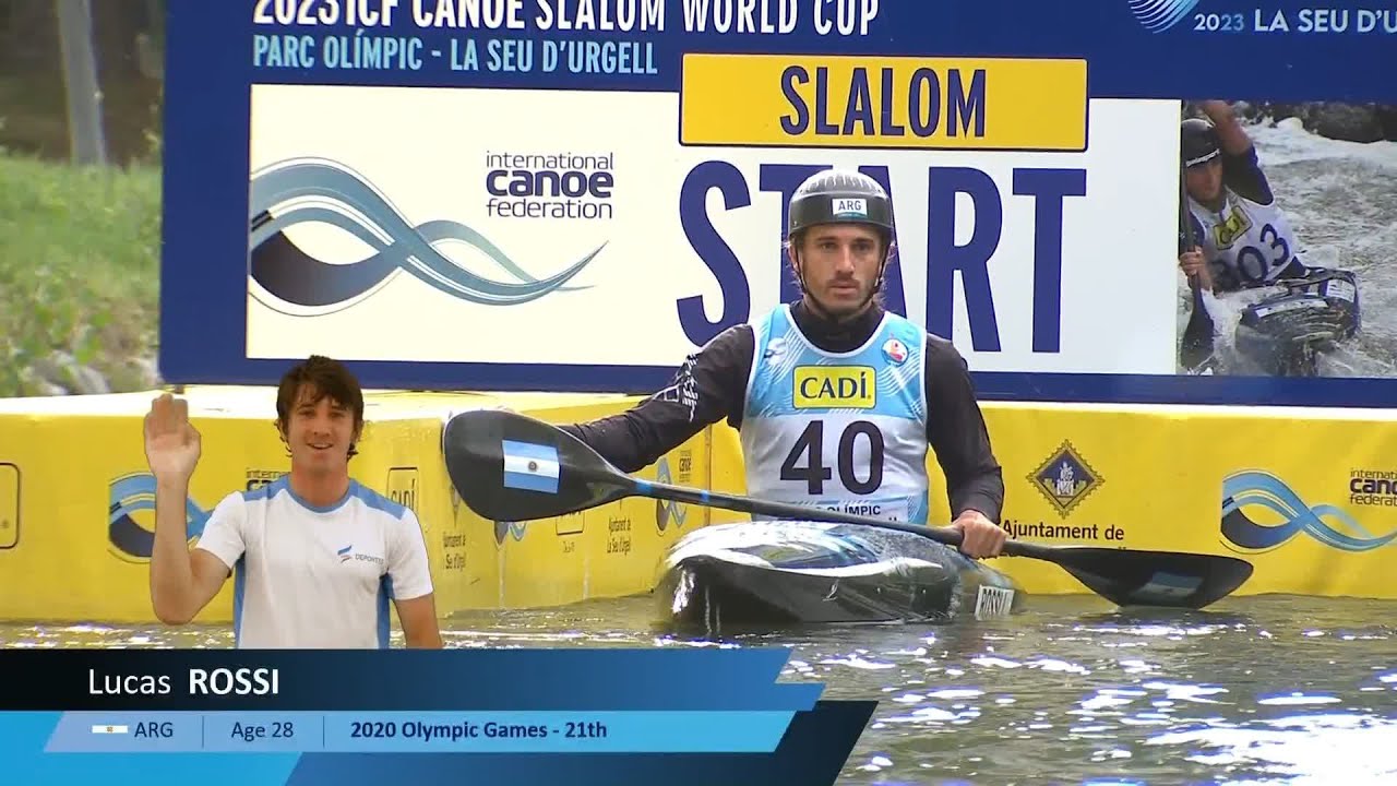 Lucas Rossi Argentina Semi Final / 2023 ICF Canoe-Kayak Slalom World ...