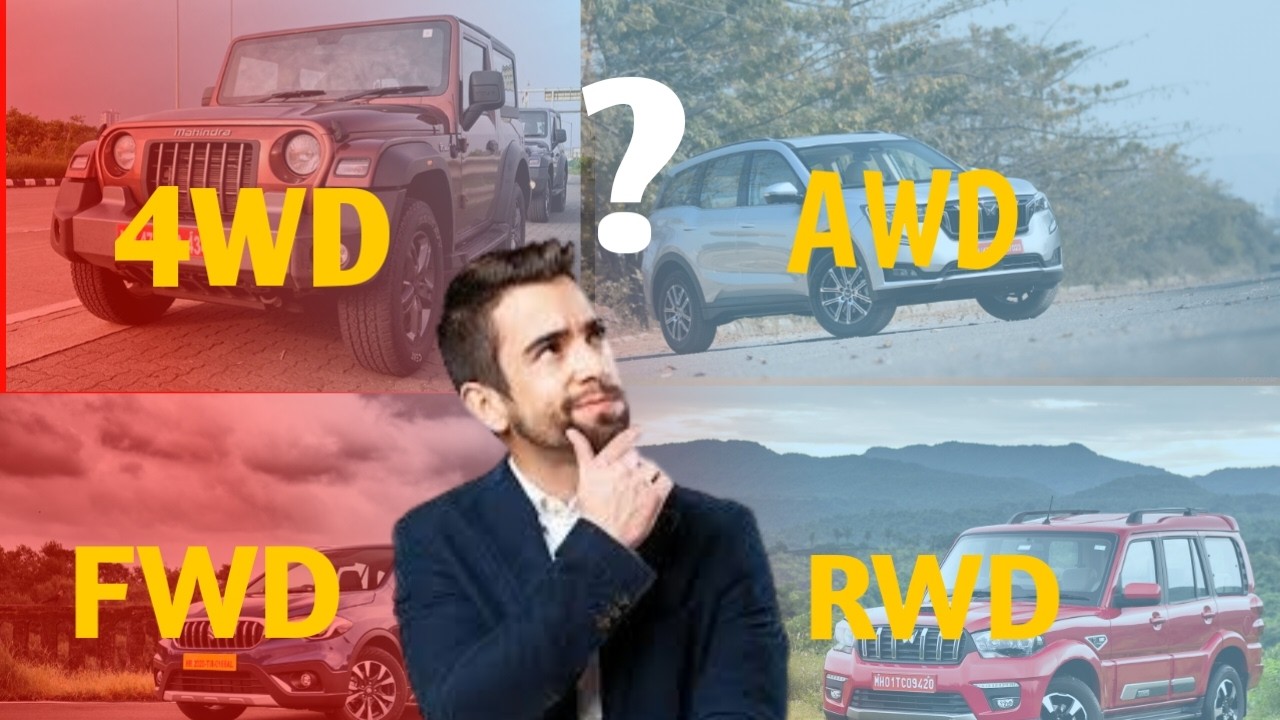 4X4 V/S AWD V/S RWD V/S FWD में क्या फ़राक़ है Video जरूर देखें don't ...